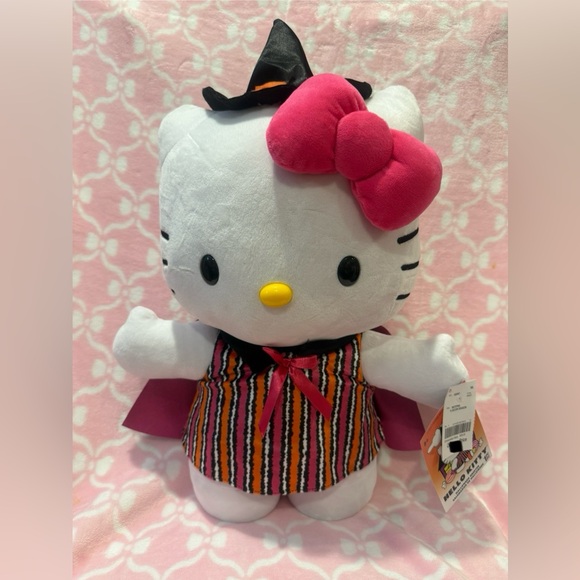 Hello Kitty | Holiday | Large Hello Kitty Halloween Greeter With Pink ...